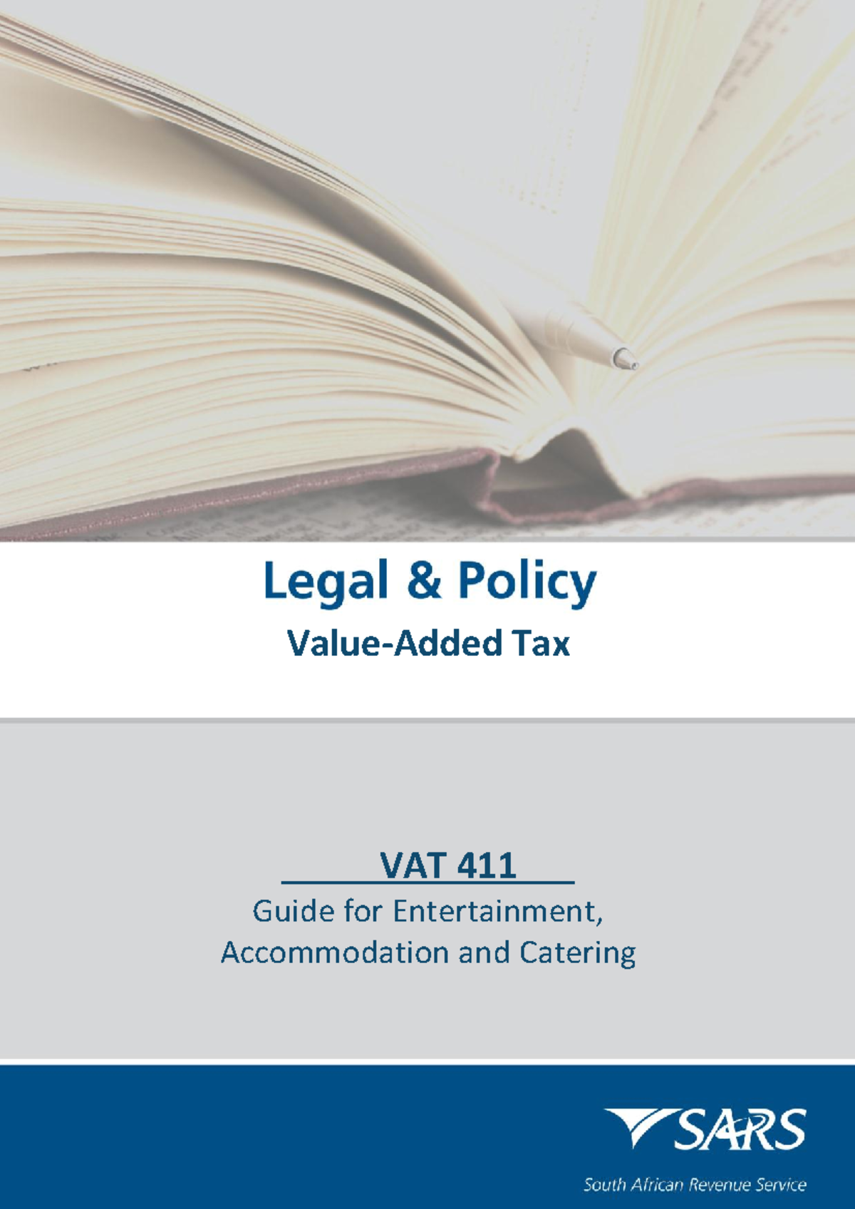 VAT 411: Guide on VAT for Entertainment, Accommodation & Catering - Studocu