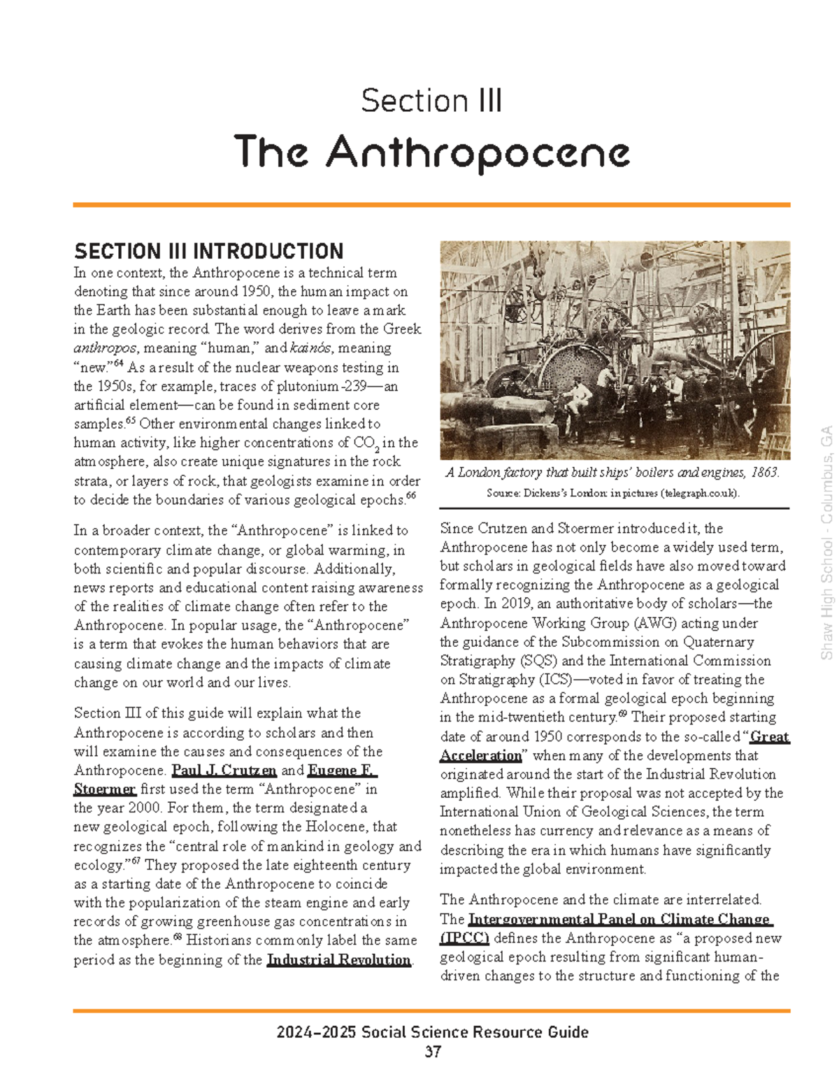 Understanding the Anthropocene: Climate Change and Its Consequences ...