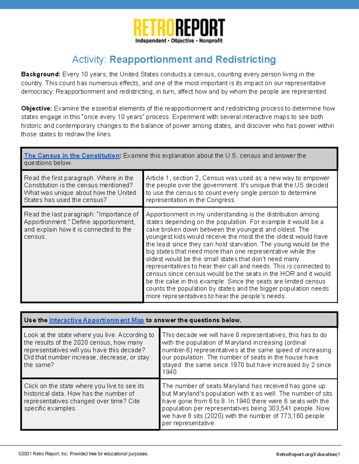 Reapportionment and Redistricting Activity: A Complete Overview - Studocu