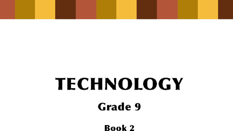 Technology Grade 9 Term 3 Learner Book - Component Symbols & Circuits ...