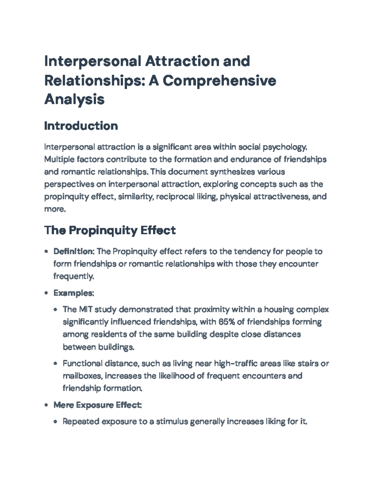 Interpersonal Attraction and Relationships: An In-Depth Study ...
