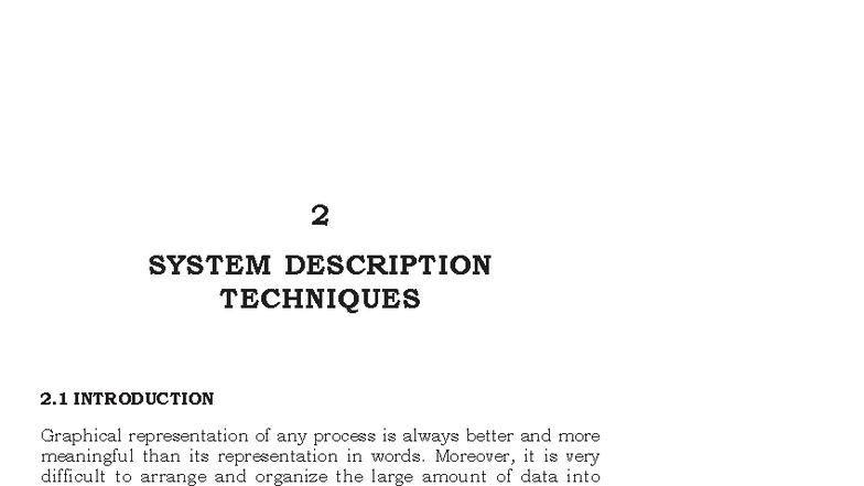 CCA2: System Description Techniques - Flowcharts, DFDs, Decision Tables & Trees - Studocu