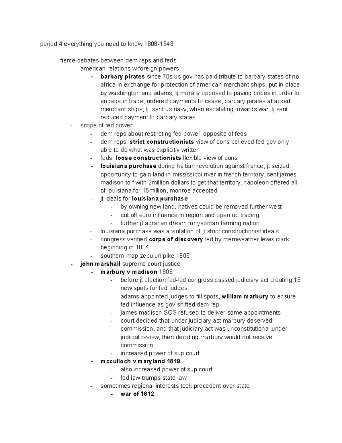 Period 4 apush notes - period 4 everything you need to know 1808 ...
