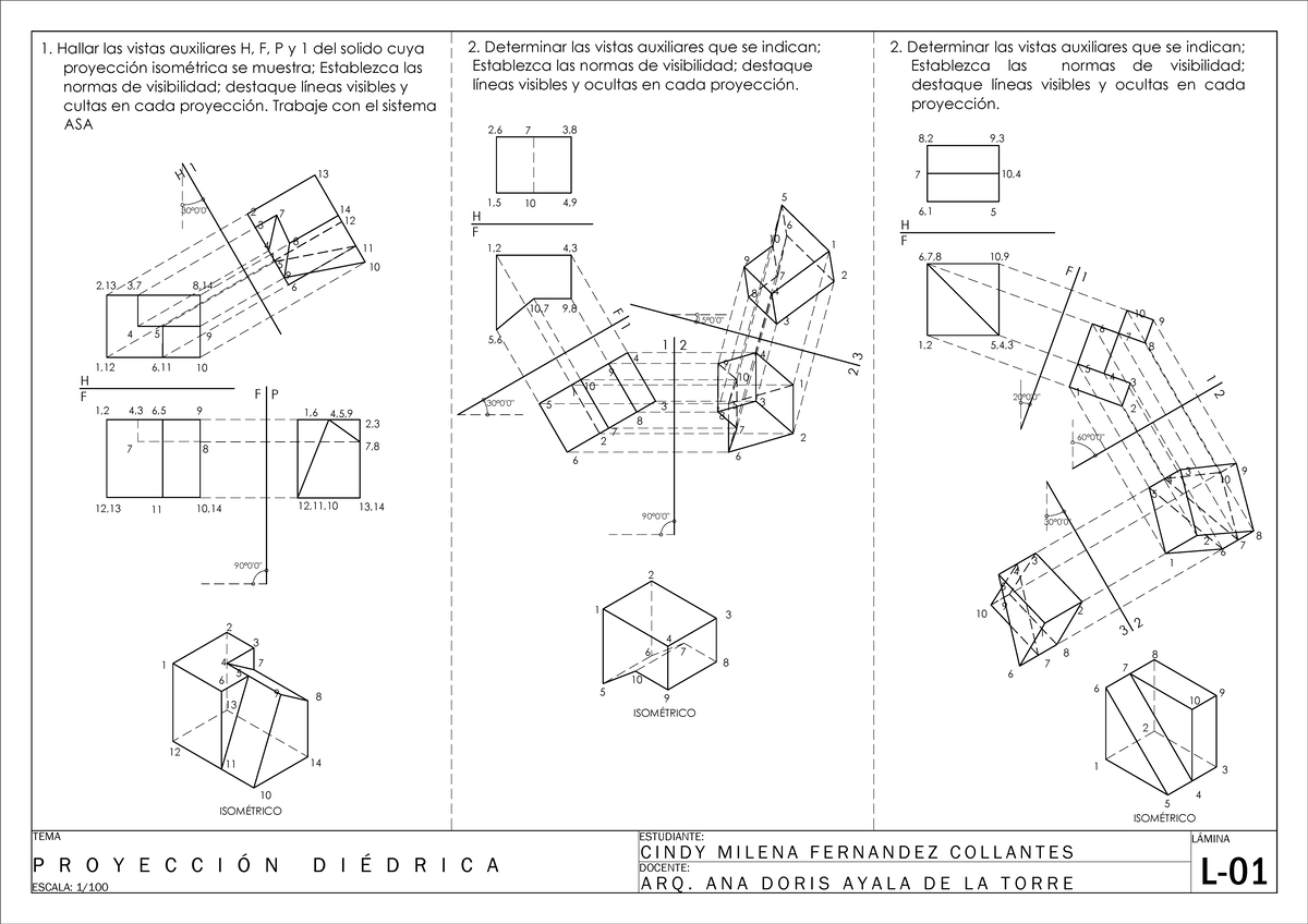 Auxiliary Views and Norms for Isometric Projection - R.G. 1 - Studocu