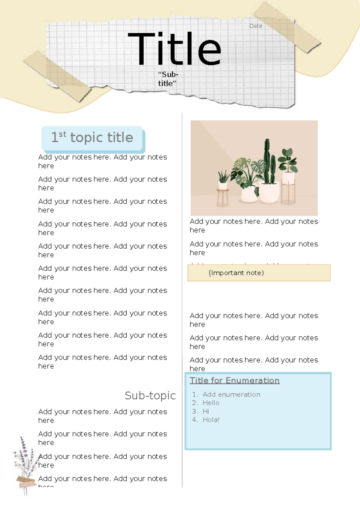 Aesthetic Notes Template 1: Comprehensive Study Guide - Studocu