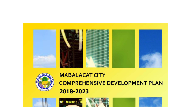 Mabalacat City Comprehensive Development Plan (CDP) 2018-2022 Overview ...