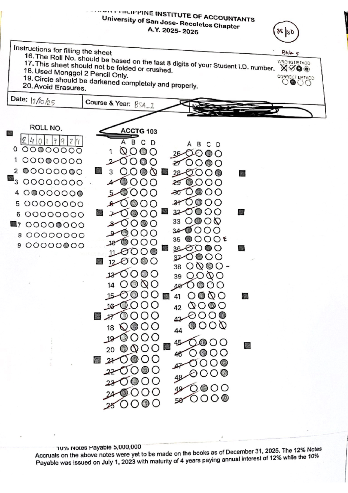 ACCTG 103 Final Exam Review: Debt Restructuring & Financial Instruments ...