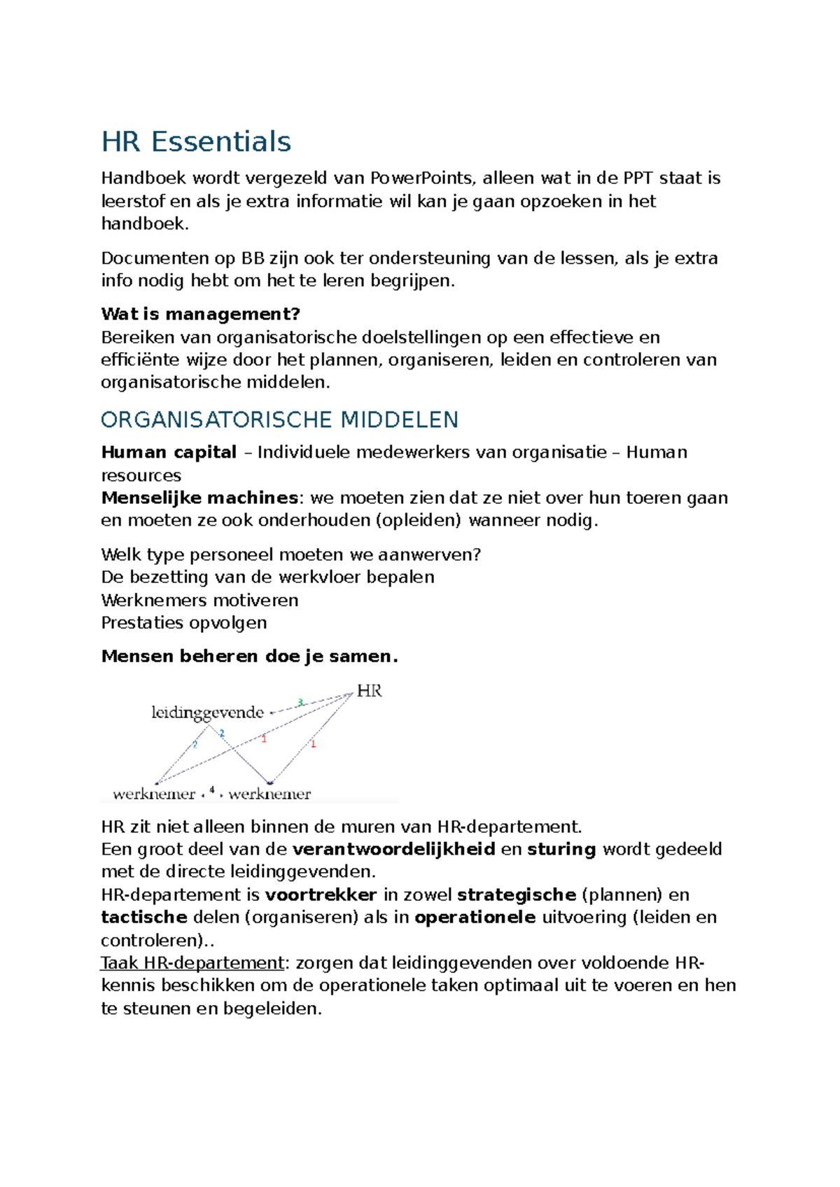 HR Essentials: Management en Effectieve HR Strategieën voor Succes ...