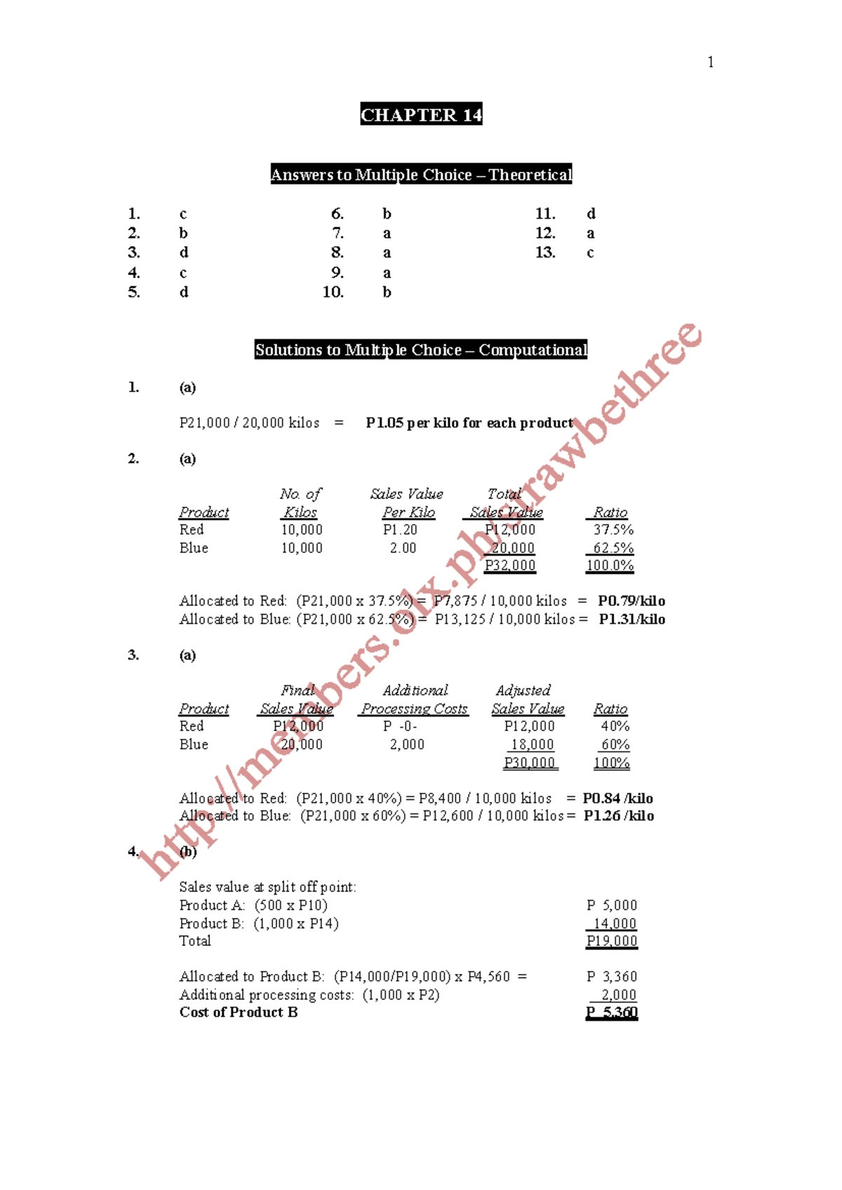 COST ACC 101 - Chapter 1: Cost Accounting Fundamentals Review - Studocu