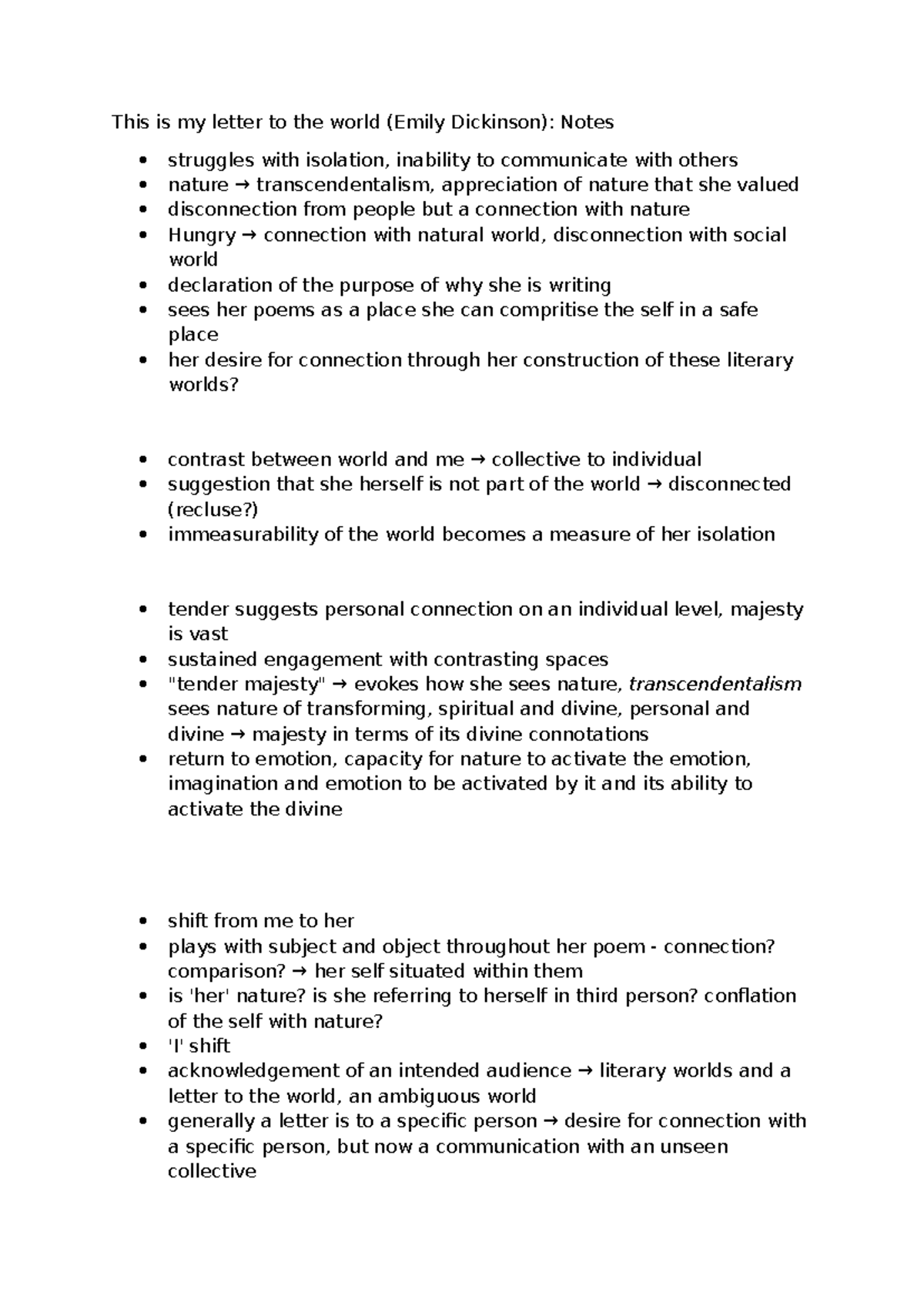 This is My Letter to the World: Emily Dickinson's Notes on Nature and ...