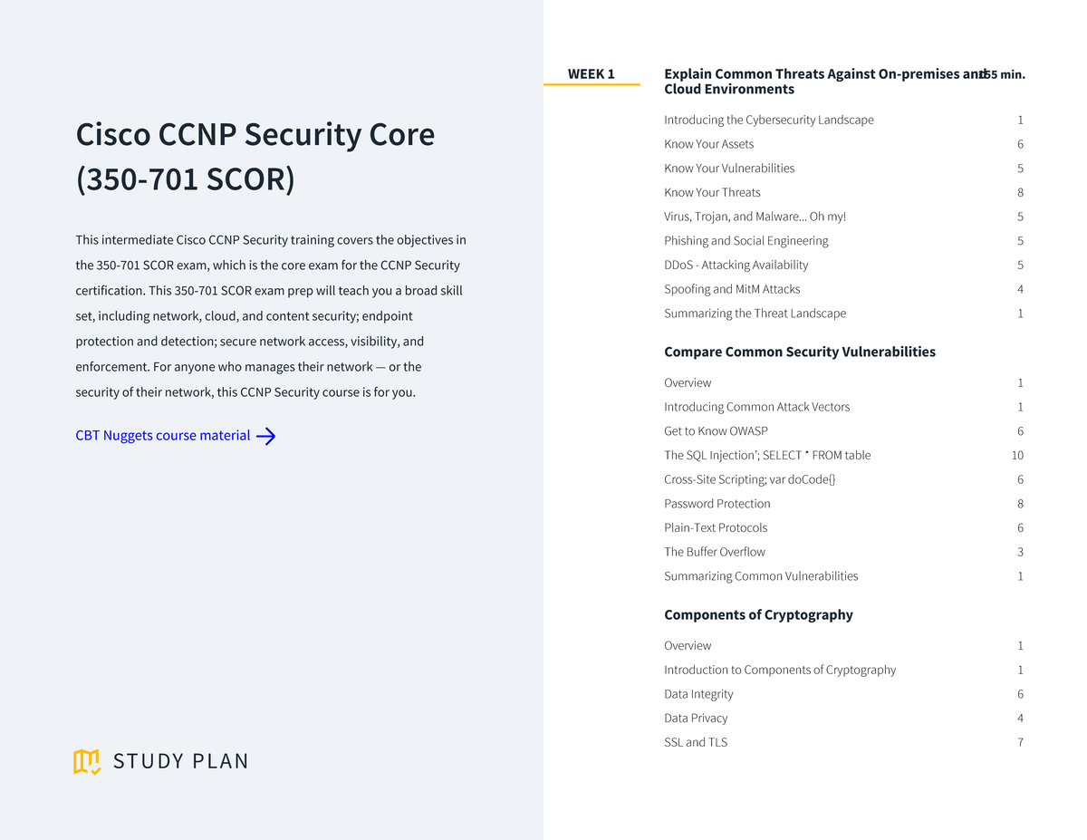 Scor-350-701 - Syllabus book - Cisco CCNP Security Core (350-701 SCOR ...