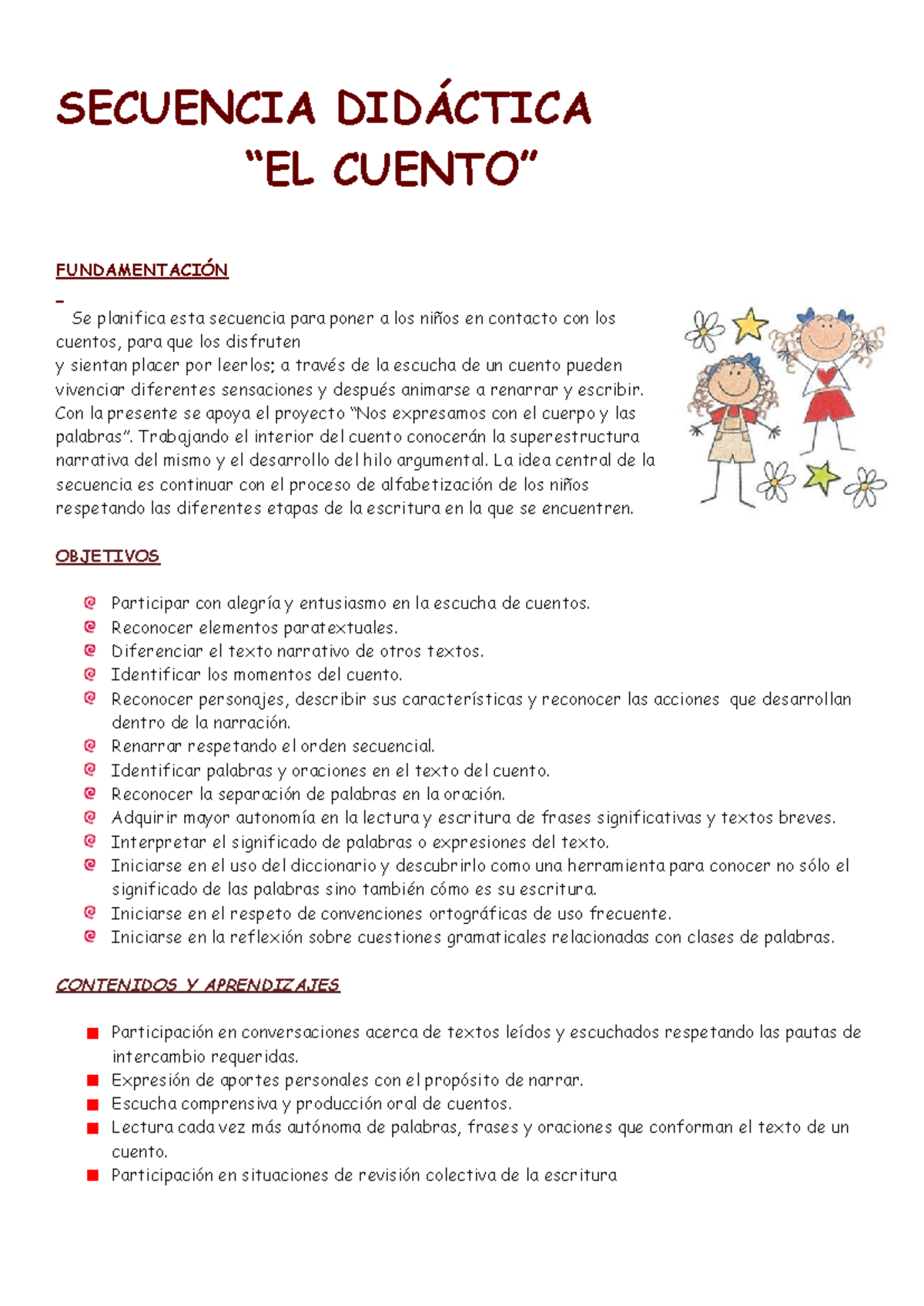 442092520 Secuencia Didáctica: El Cuento para 2DO Grado - Studocu