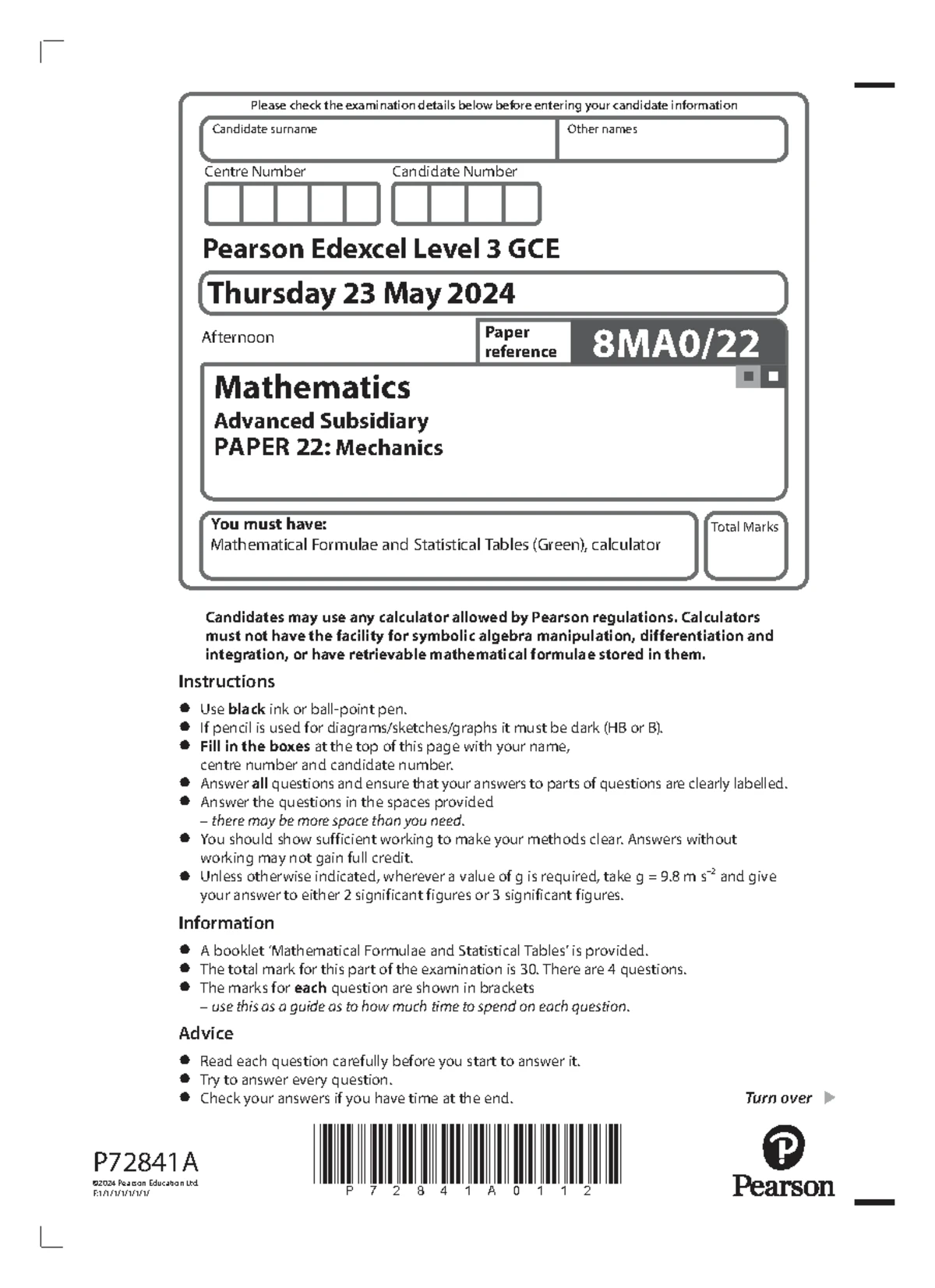 CSEC Maths - Paper 2 - June 2024 - Detailed Solutions and Explanations - Studocu
