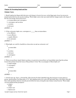 Ps262 midterm 2 practice question - Chapter 5: 1. Doug is shown a ...