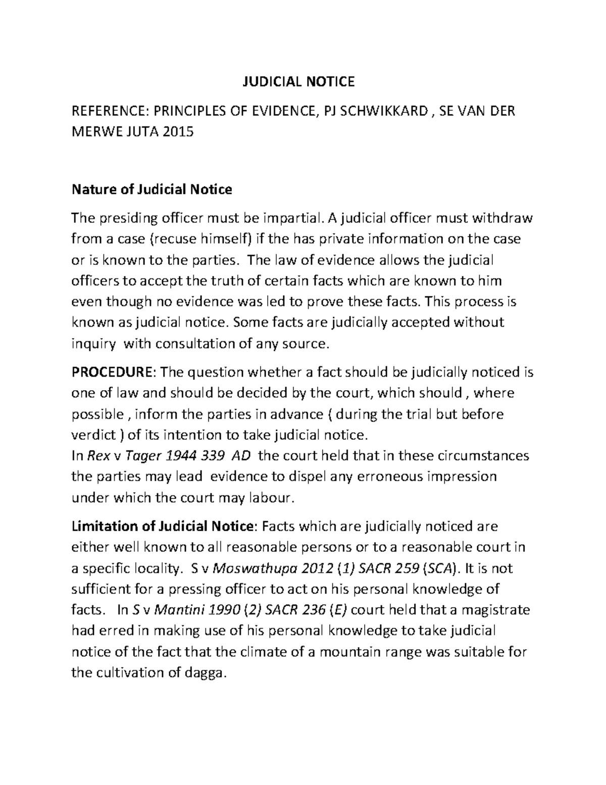 Guide on Duties of the Commissioner of Oaths: SAICA Overview - Studocu