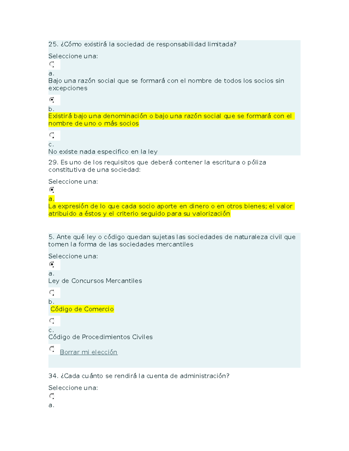 Examen Final Derecho Mercantil - Sociedad de Responsabilidad Limitada ...