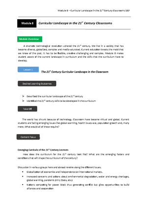 Module 3 Chapter 2 The teacher as a Curriculum Designer - Curriculum Development For Teachers ...
