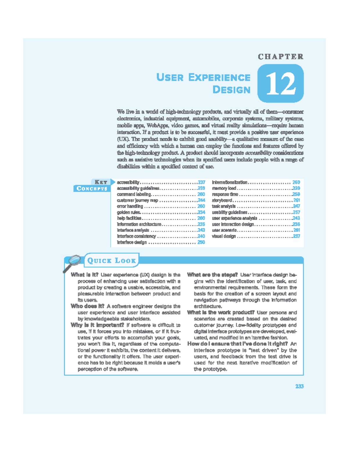 CHAPTER 12 USER EXPERIENCE DESIGN: Enhancing User Satisfaction in Software - Studocu