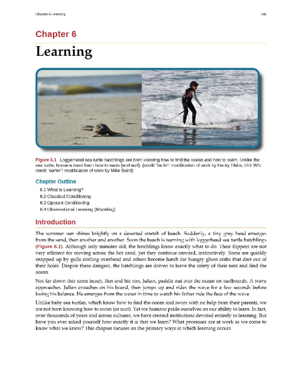 Chapter 6 - Learning: Key Concepts in Psychology (PSY 056, Fall 2025 ...