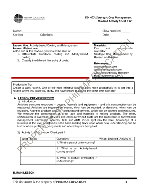 TG1-BAM-200 - Notes - Module #1 Teacher’s Guide Name: - Studocu
