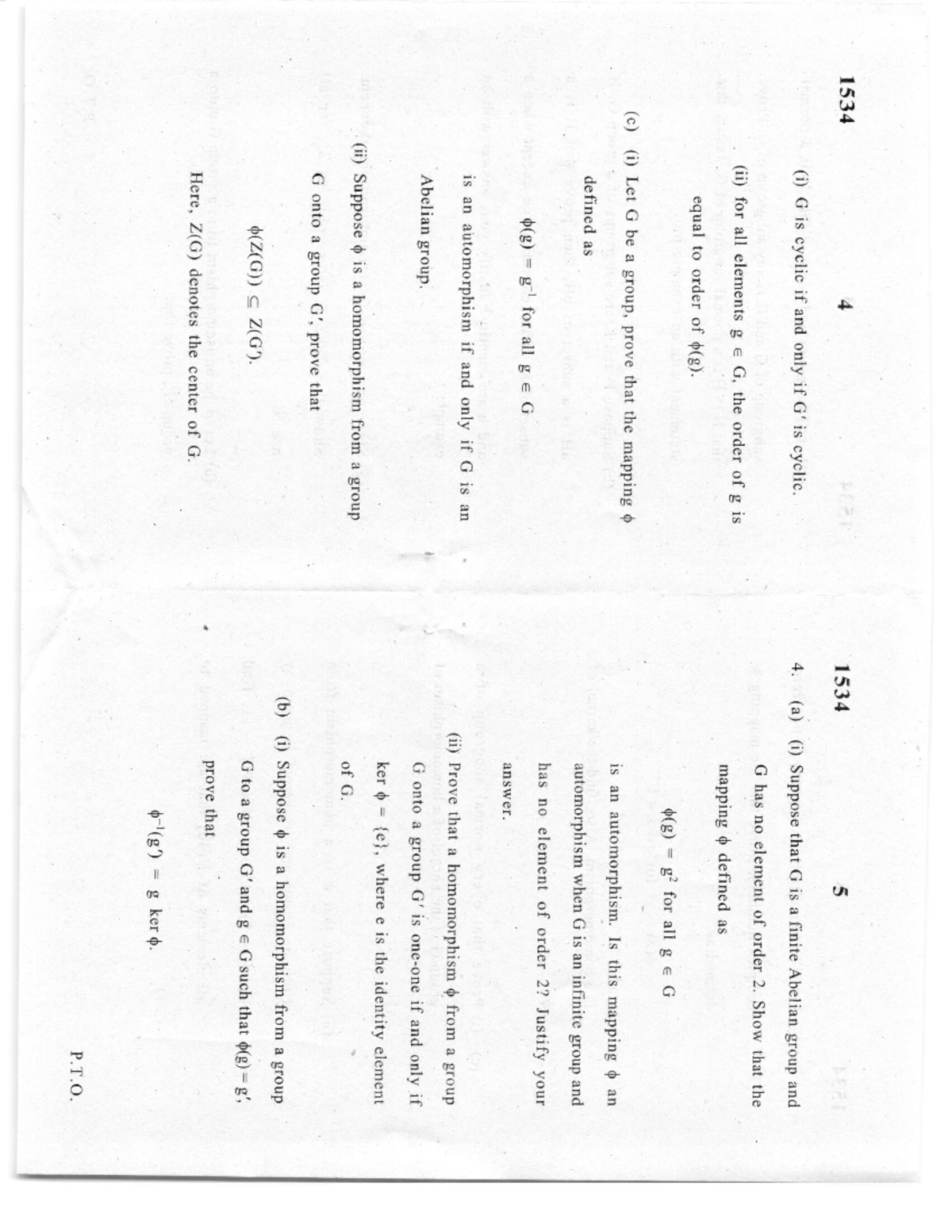 B.Sc. (H) Mathematics: Group Theory Exam Notes (1534) - Studocu