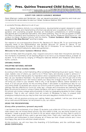 Executive Order - Barangay EO - SAMPLE OF AN EXECUTIVE ORDER Republic ...