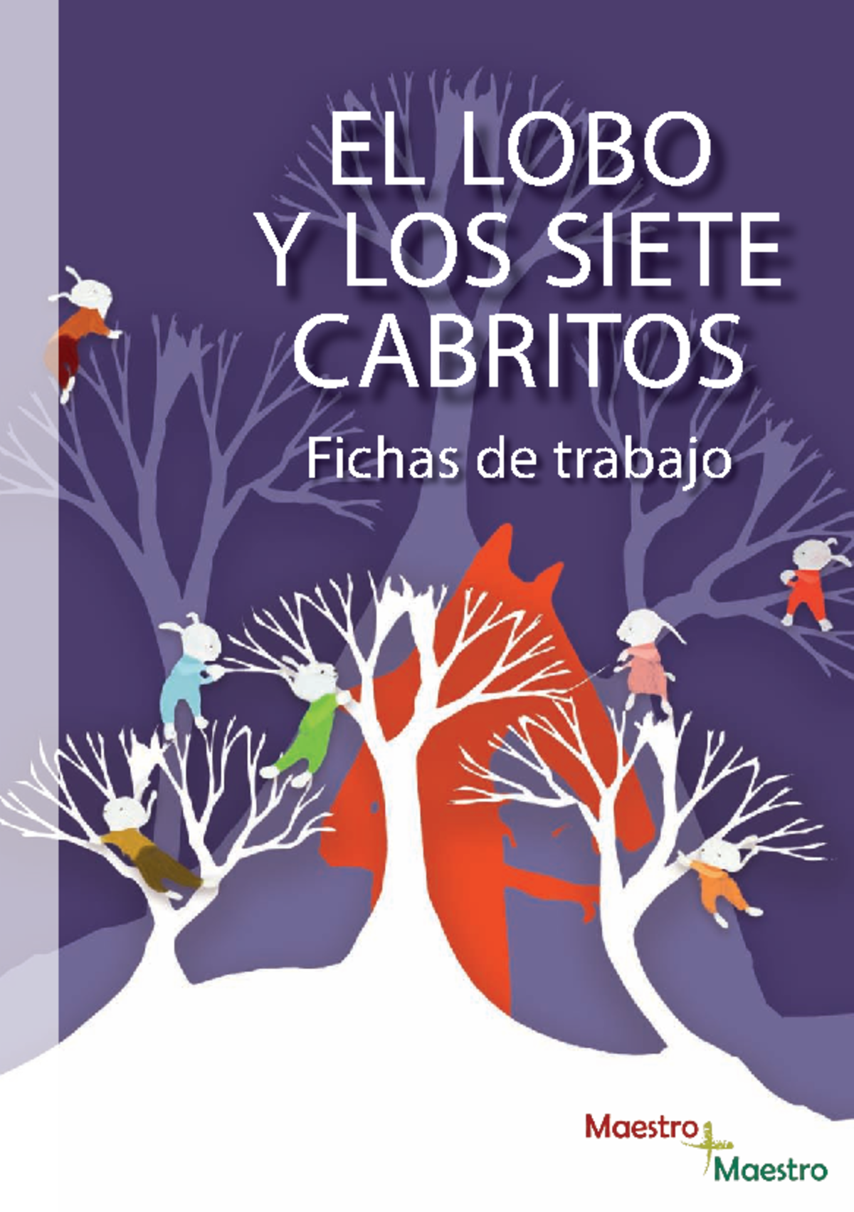 Fichas de Trabajo sobre "El Lobo y los Siete Cabritos" - Cuentos con ...