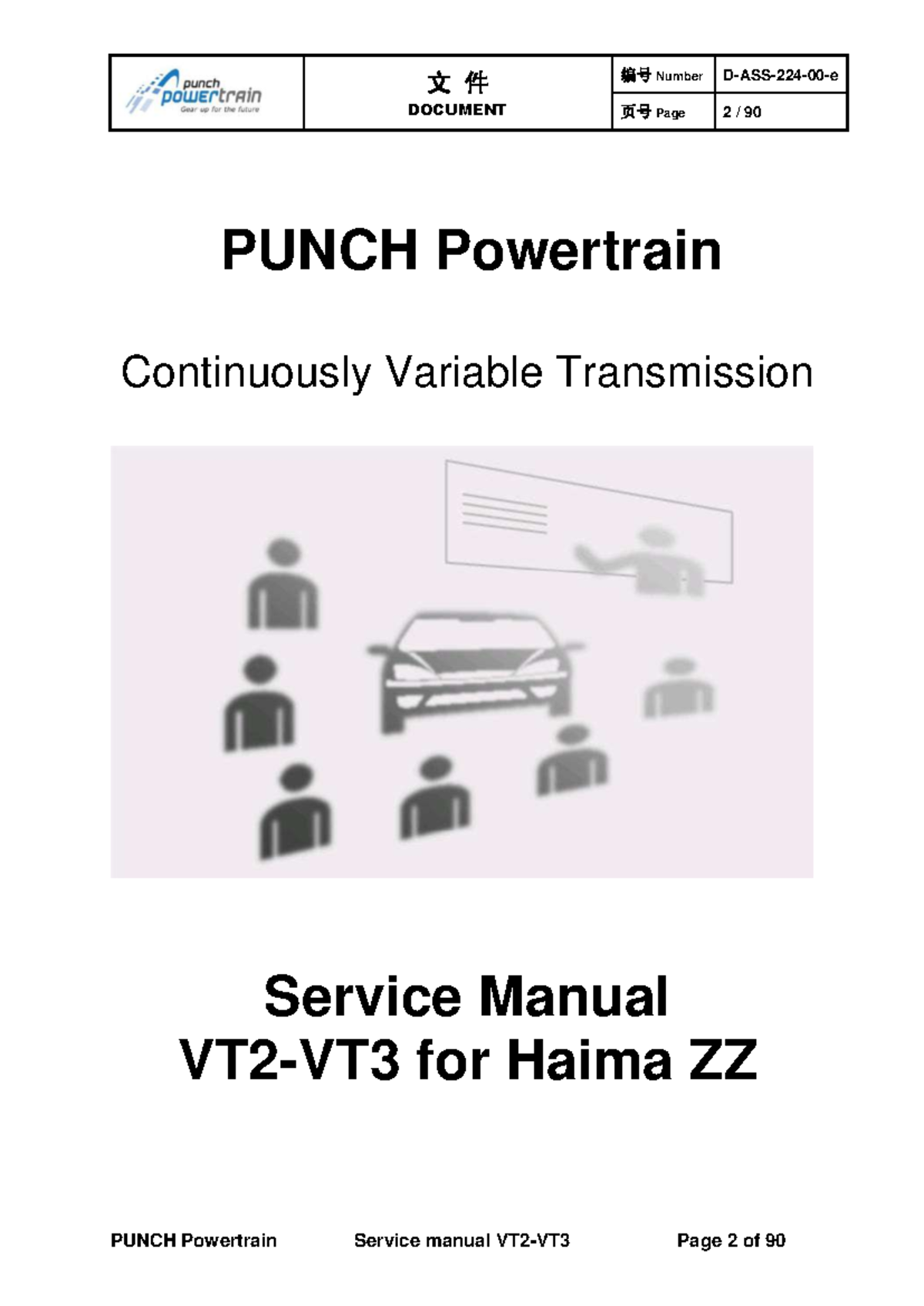 Haima M3/M6/S5 CVT Service Manual (PUNCH Powertrain) - Studocu