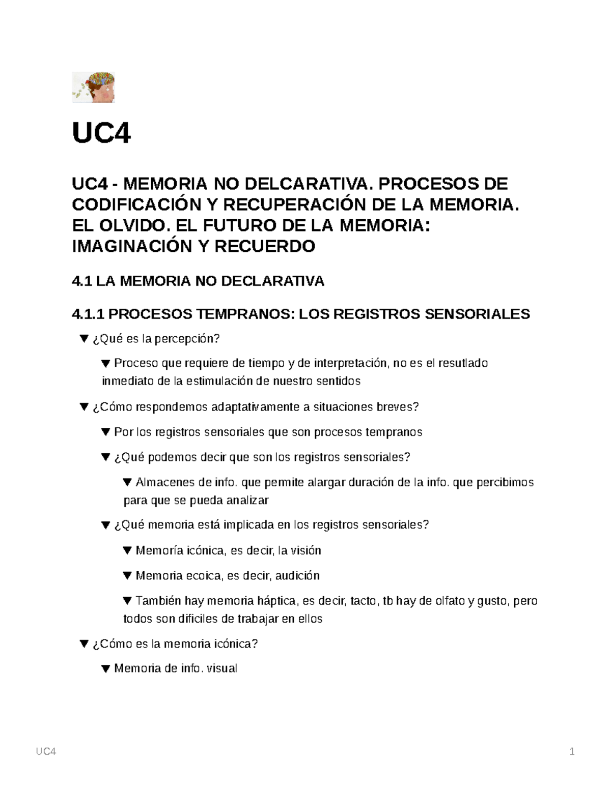 UC4-PM - UC4 - UC UC4 - MEMORIA NO DELCARATIVA. PROCESOS DE ...