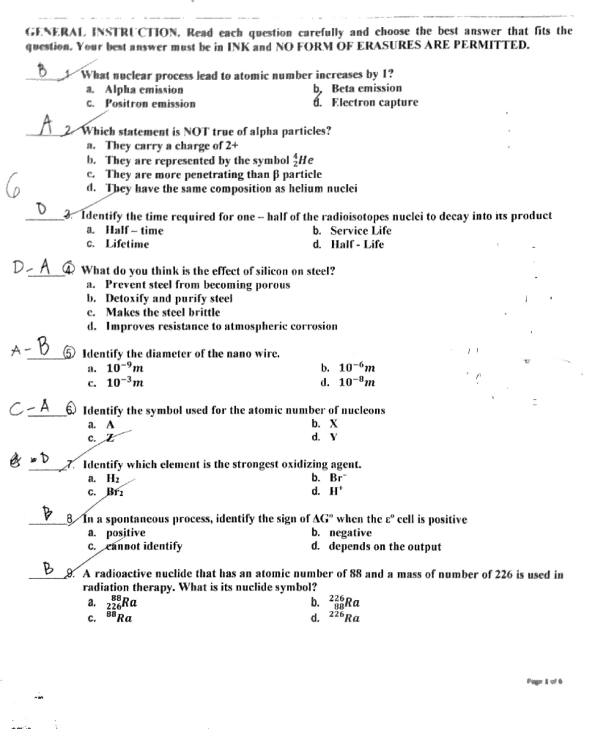 Midterm Exam Study Guide: Chemistry for Engineers - Studocu