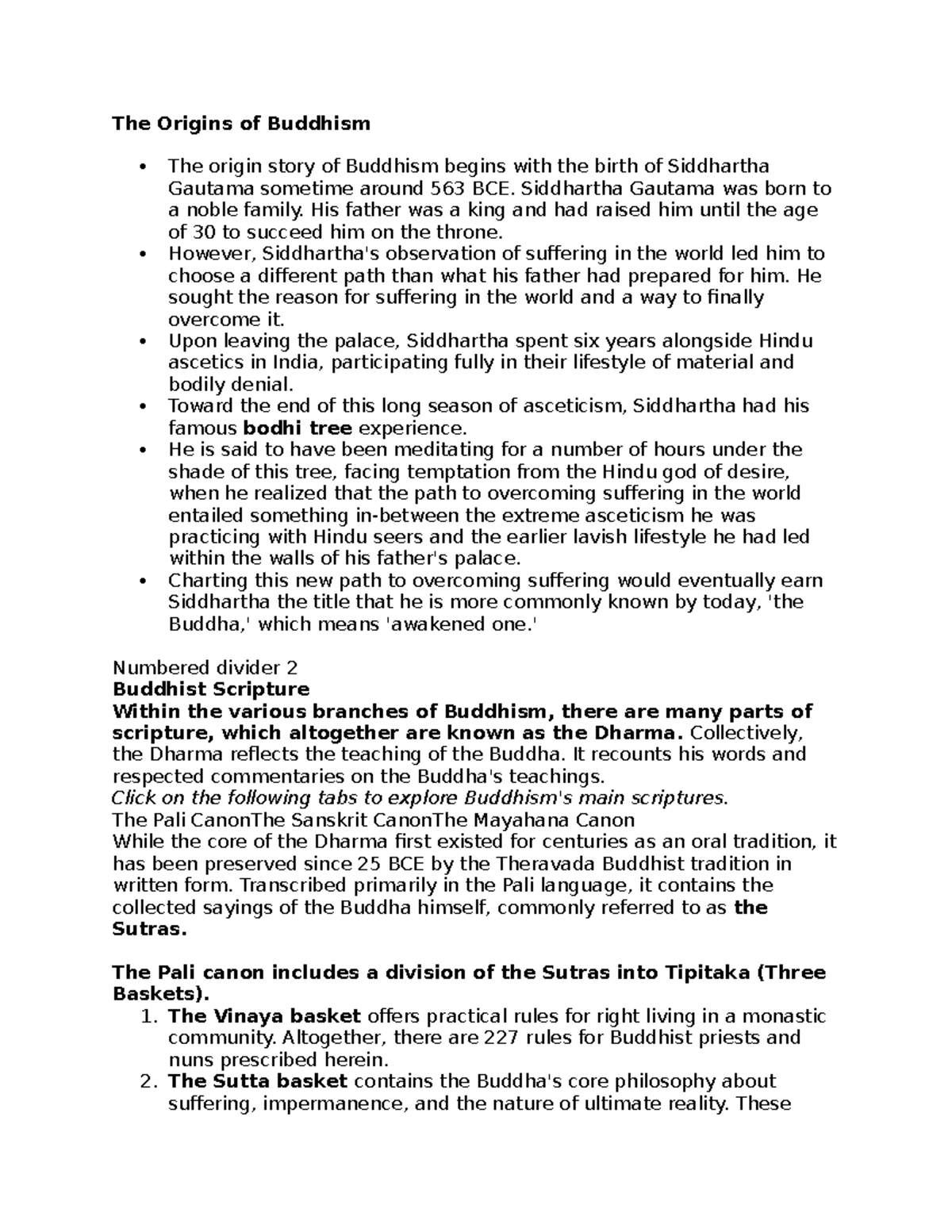 Buddhism 101: Origins, Teachings, and Practices (Course Code: BUD101 ...