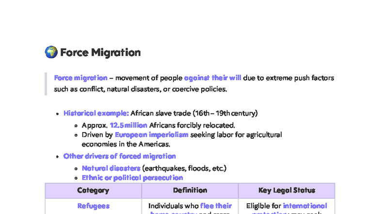 Forced Migration vs. Voluntary Migration: Key Concepts and Examples ...