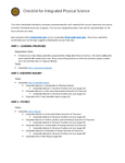 C165 - Integrated Physical Sciences - Studocu