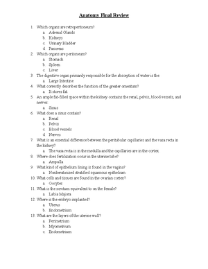 Human Anatomy Unit 2 Exam Study Guide: Chapters 6, 9, 10, 11 Insights ...