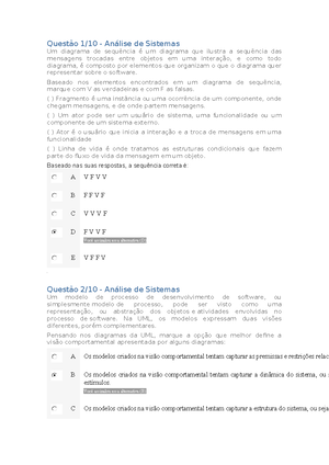 [Solved] Questo 910 Lgica de Programao e Algoritmos Na AULA 1 aprendemos o - Análise de Sistemas ...