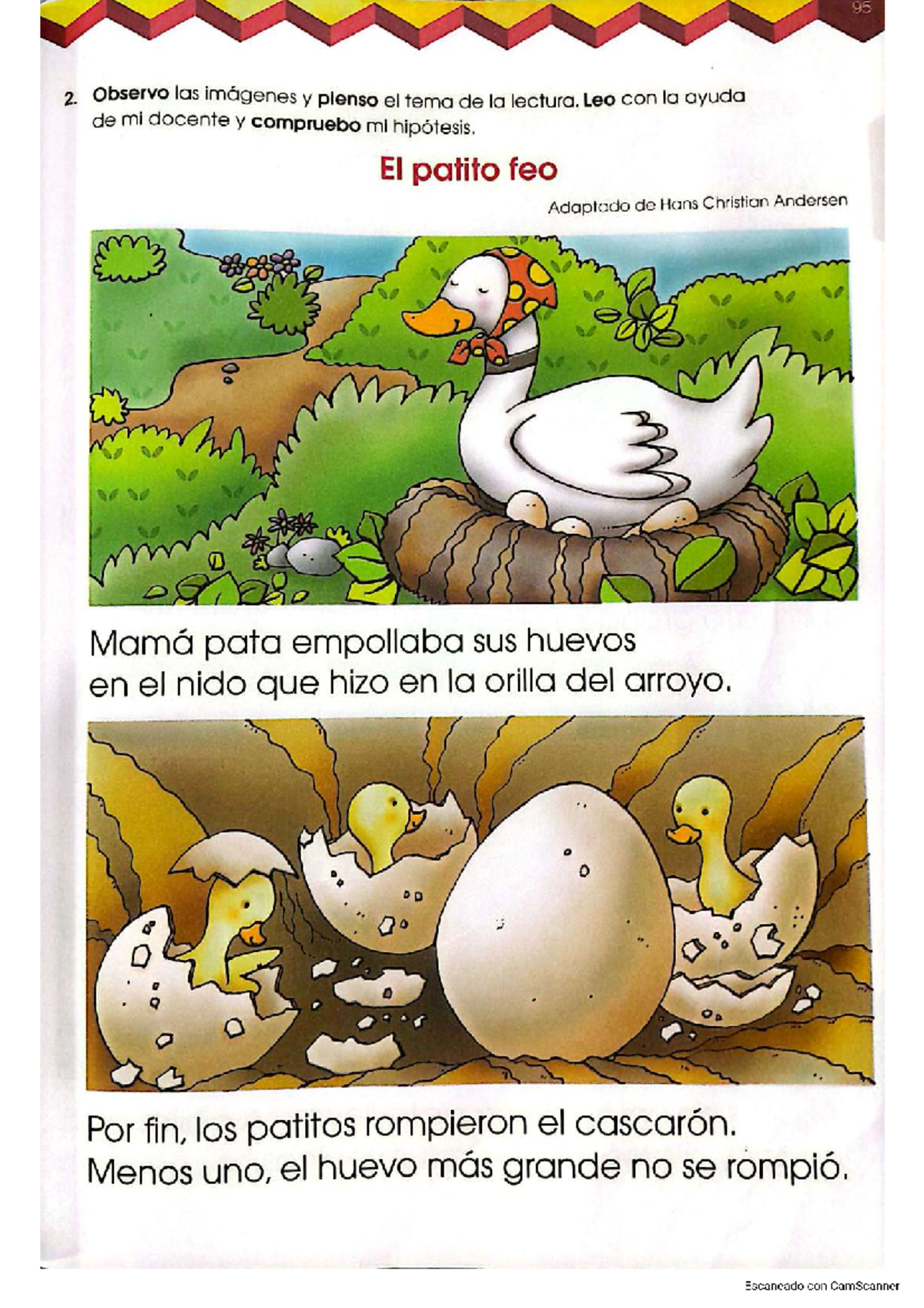 Lectura y Análisis del Cuento "El Patito Feo" - Actividades 90 2 - Studocu