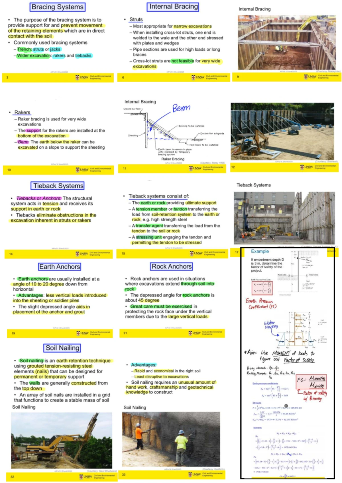 Wk 5 Cheat Sheet: Types and Applications of Piles in Civil Engineering ...