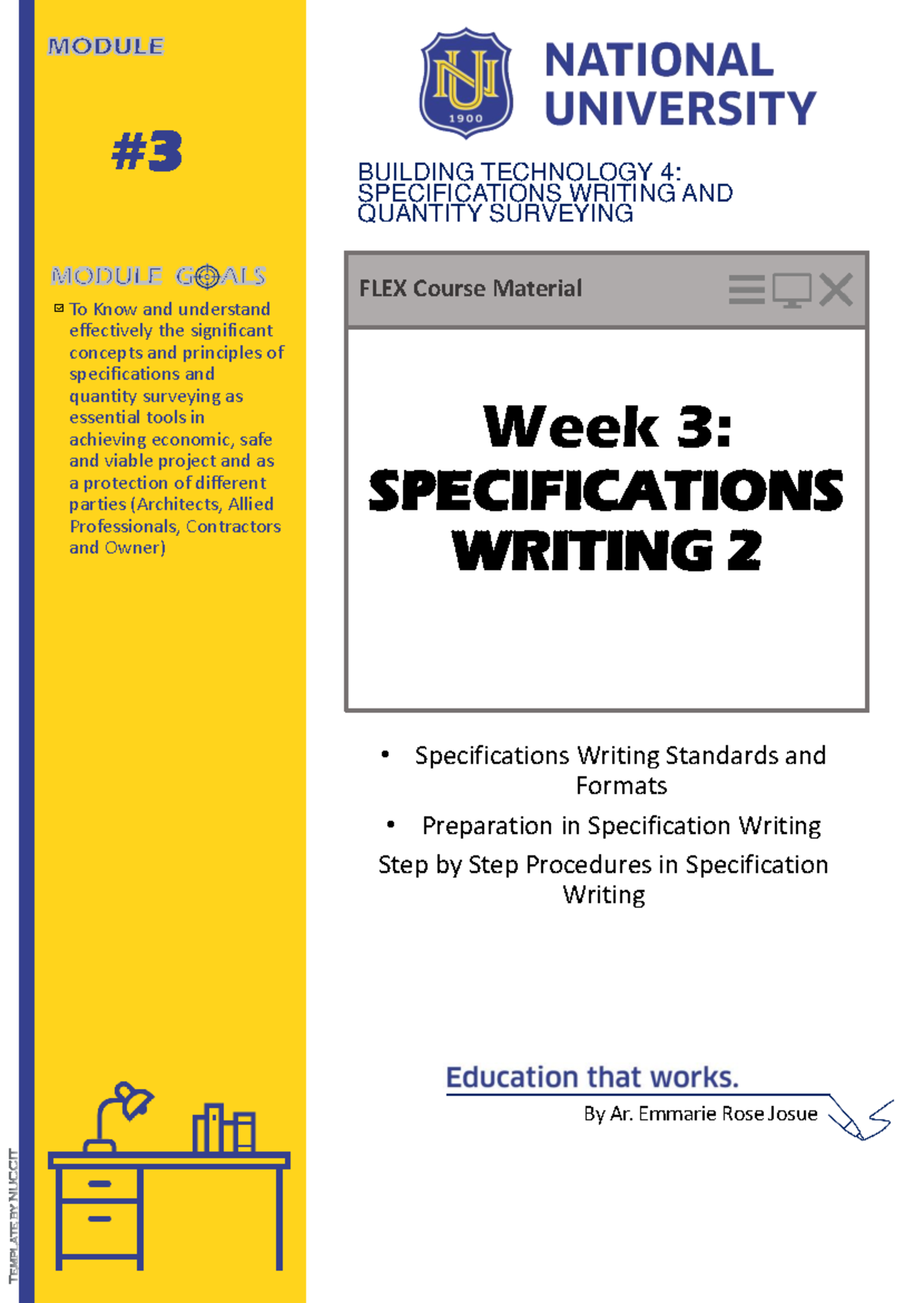 W3 Specifications Writing 2: Key Principles and Standards for Tech ...