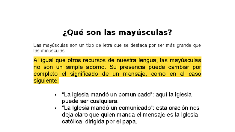 Uso y Reglas de las Mayúsculas en Español - FDFDF - Studocu