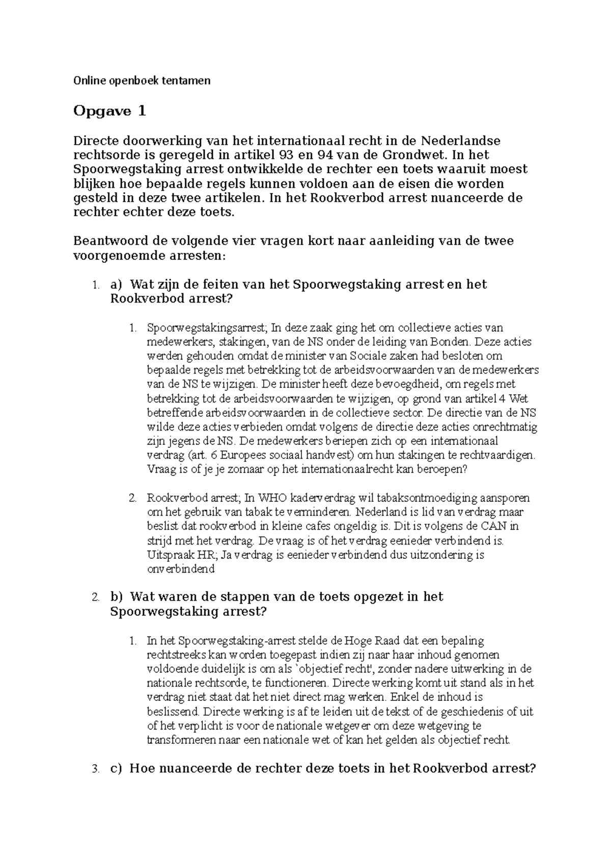 Opdr. Iipur - Dit zijn de opdrachten van internationaal publiekrecht - Online openboek tentamen ...