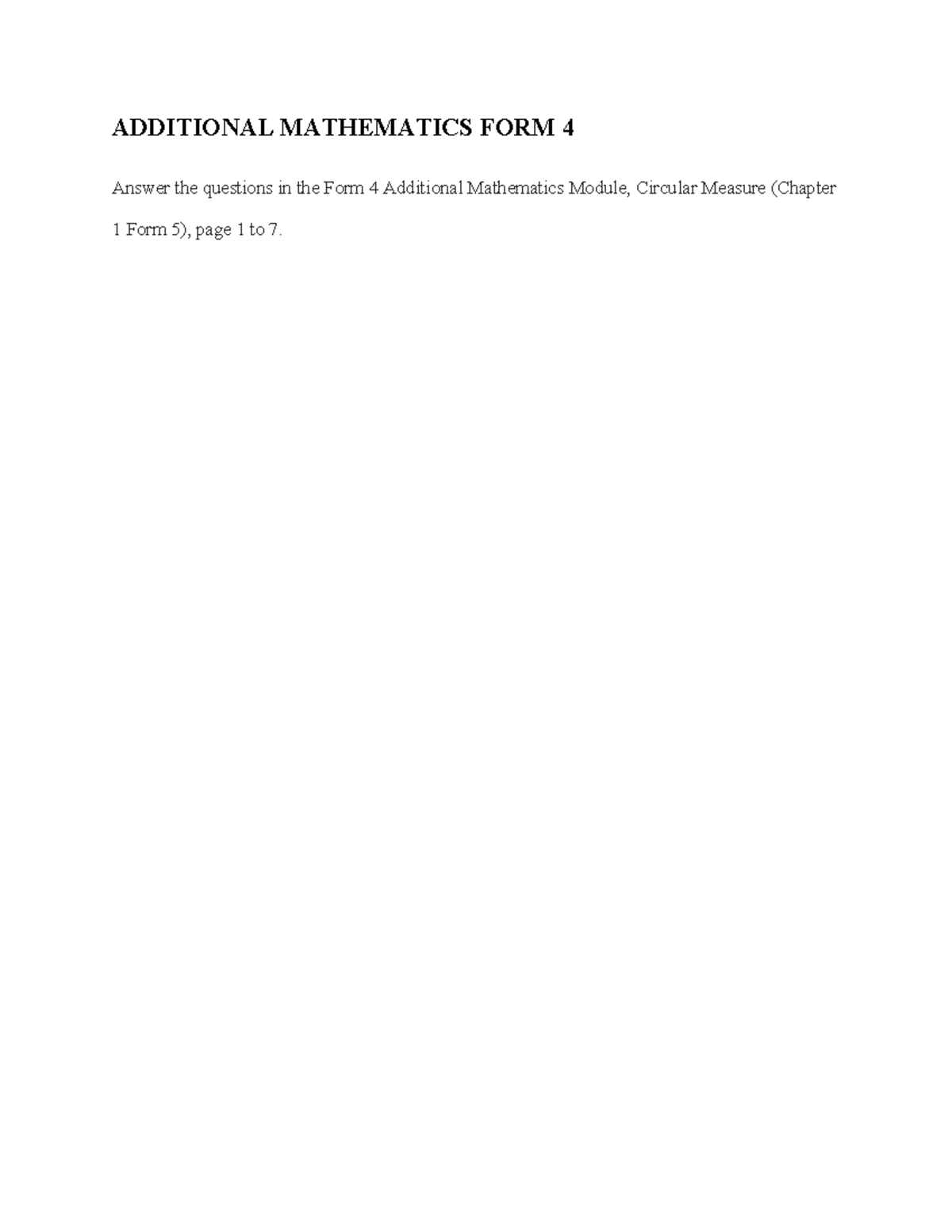 Matematik Tambahan - Feel free to use - Mathematics - ADDITIONAL ...