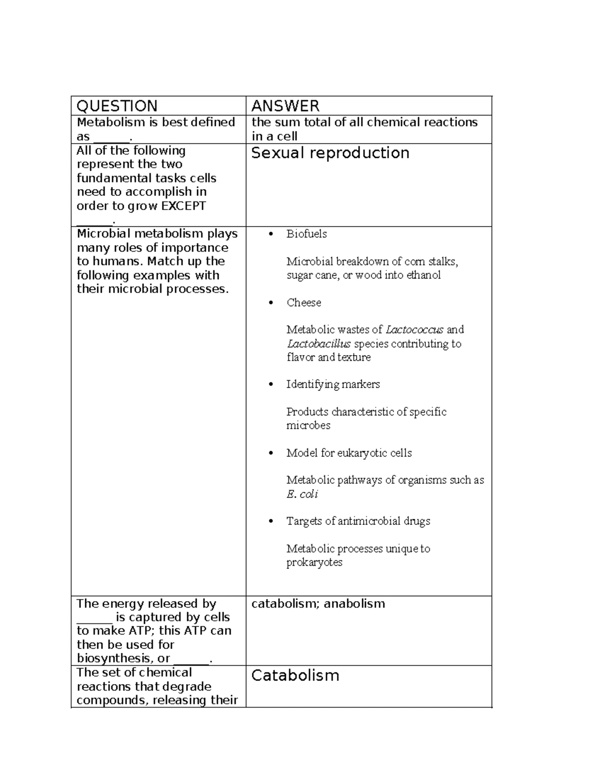 WEEK 3 BIO 205 Q&A - Quiz questions for week 3 homework - WEEK 3 BIO ...