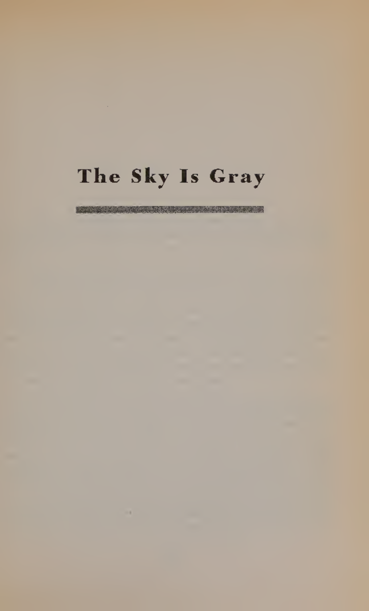 The Sky Is Gray: Exploring Suffering and Identity in Gaines' Narrative ...