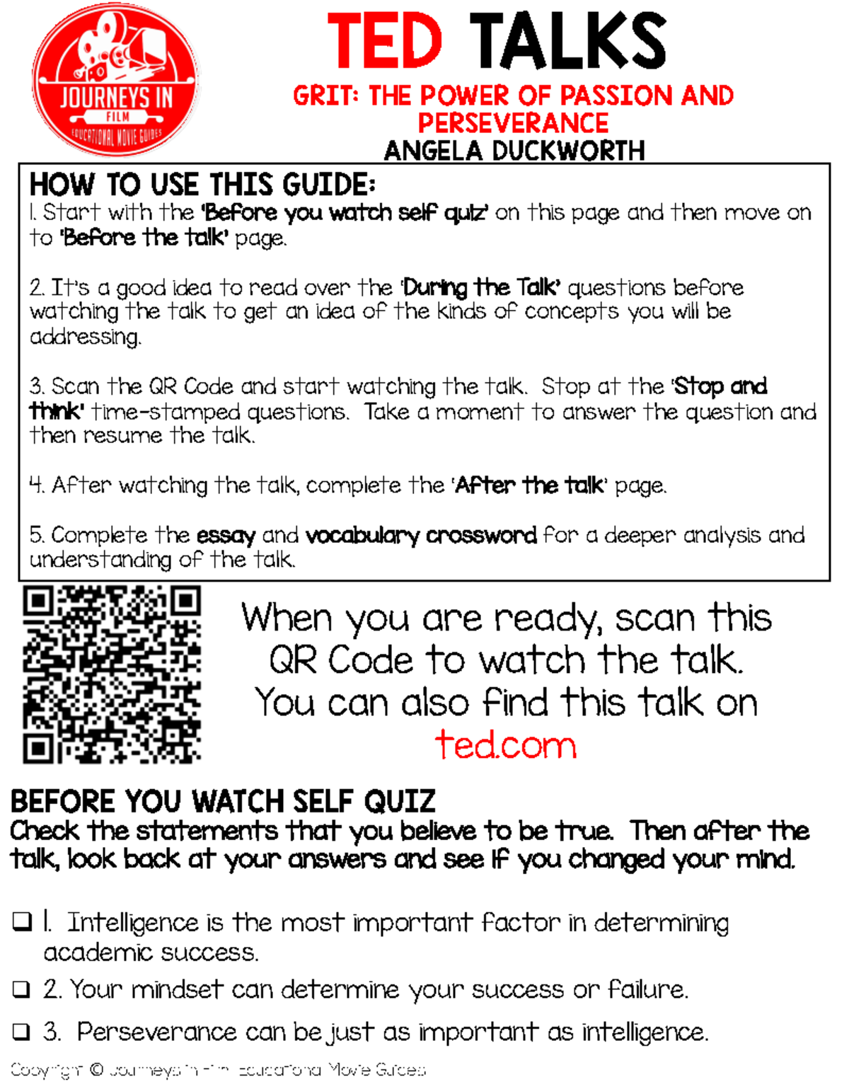 Makiyah Spears - TED TALK GRIT - Student COPY - TED TALKS GRIT: THE ...