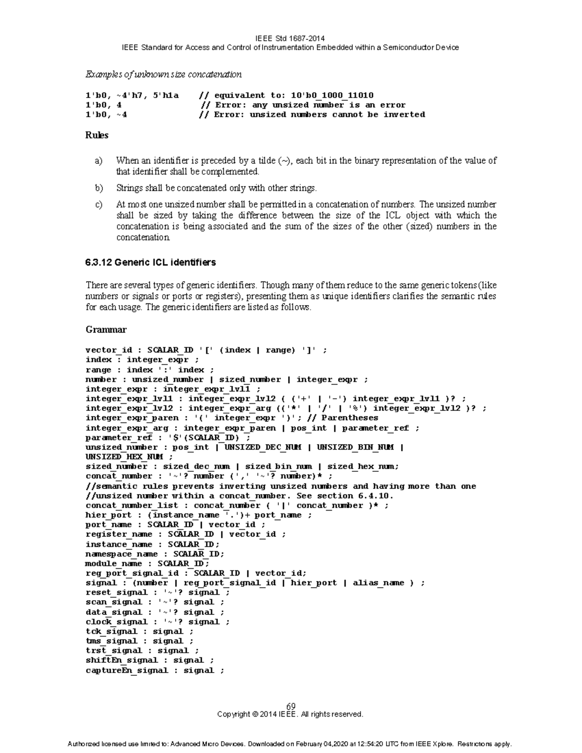 ICL Standards for Access & Control in Semiconductor Devices (328) - Studocu