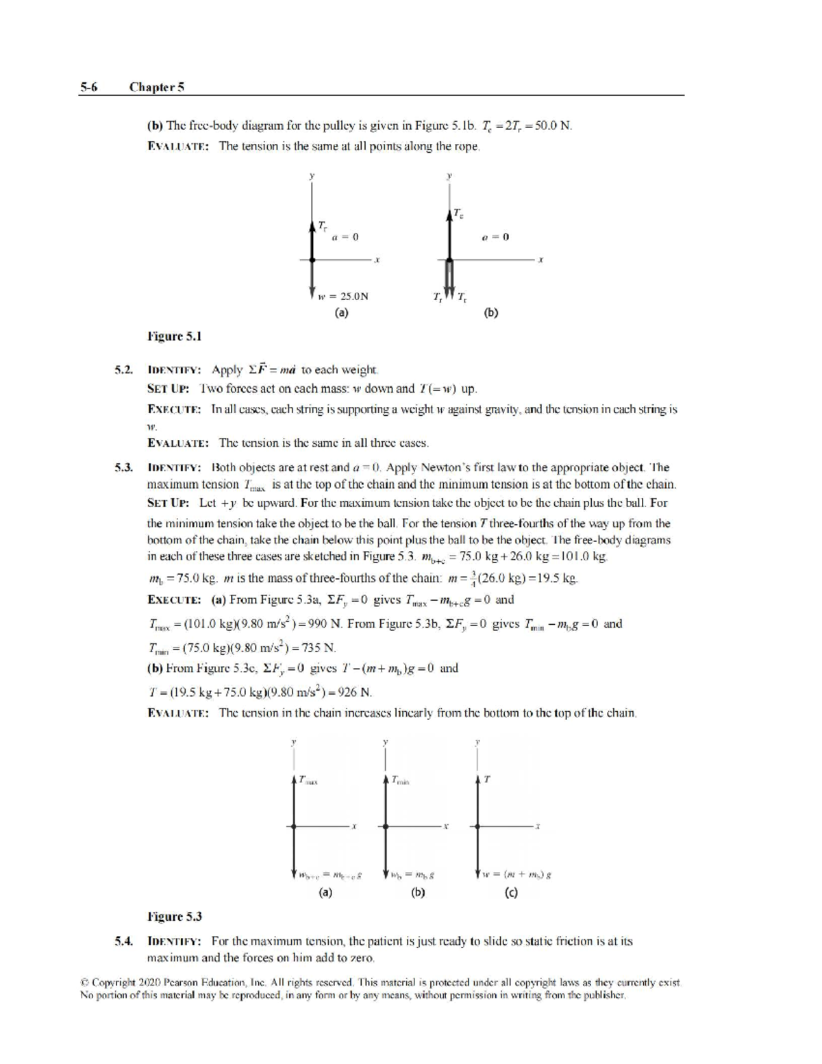 University Physics (PHYS 101) Chapter 5: Tension in Pulley Systems - Studocu