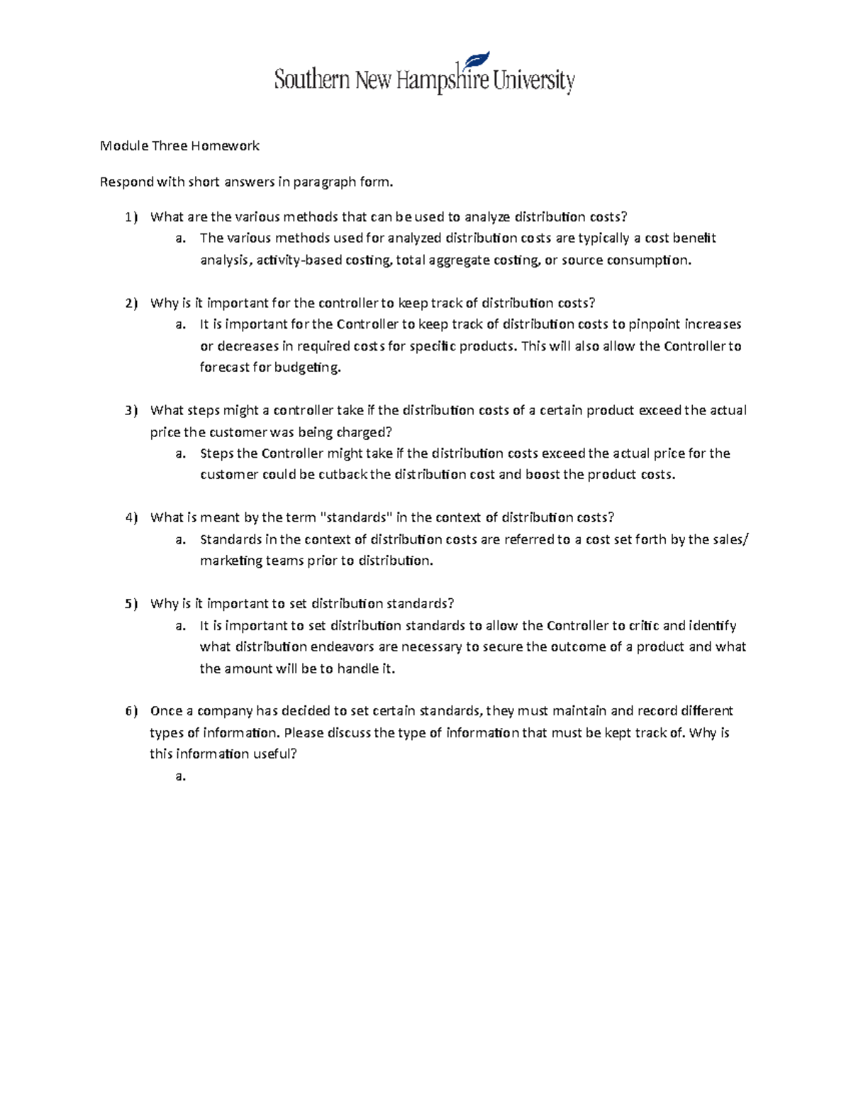 ACC 340 Module Three Homework - Module Three Homework Respond with ...