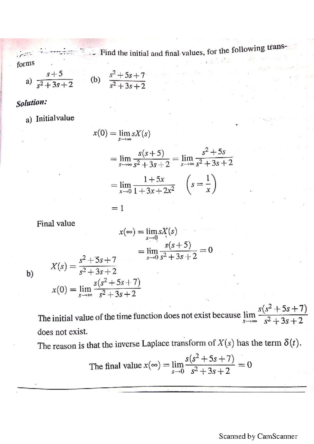 LT Property Problems - Laplace Transform Properties for Numericals ...