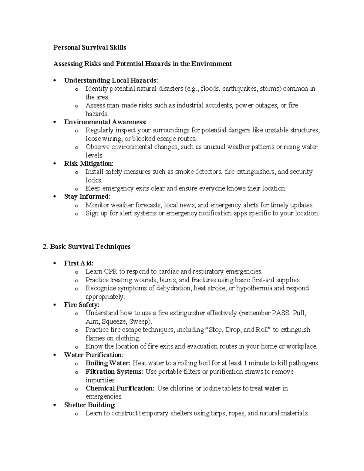 Disaster Preparedness and Survival Skills: A Comprehensive Guide (DIS ...