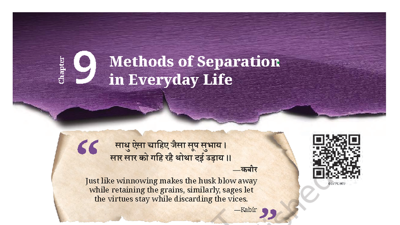 Chapter 9: Methods of Separation in Everyday Life - Science Grade 6 ...